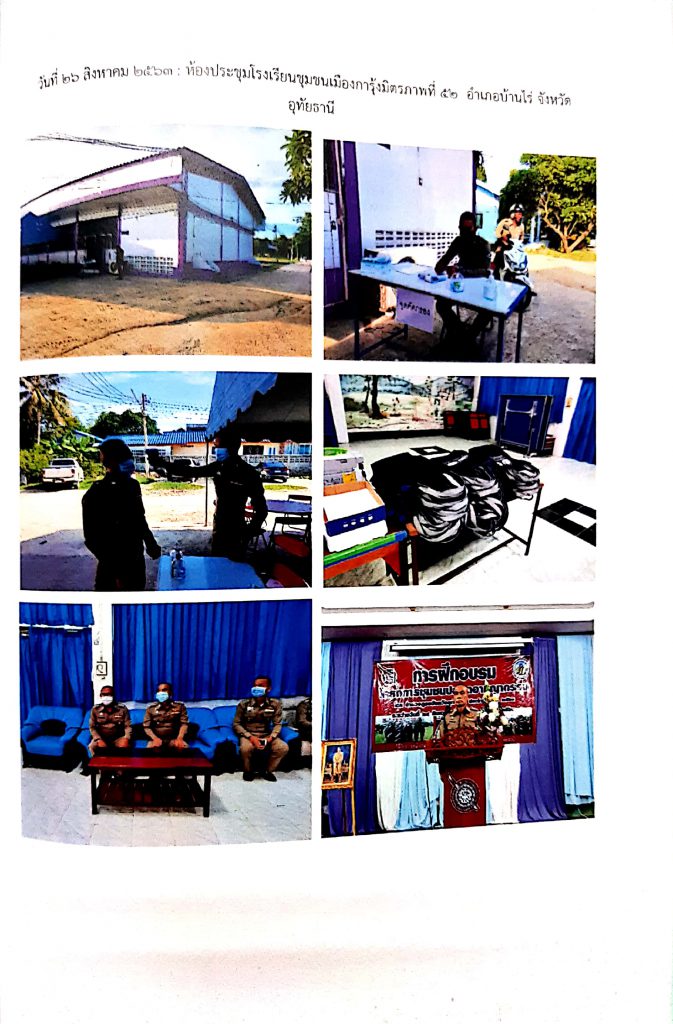 โครงการชุมชนปลอดอาชญากรรม (Crime Free Community) ประจำปี 2563 – องค์การ ...